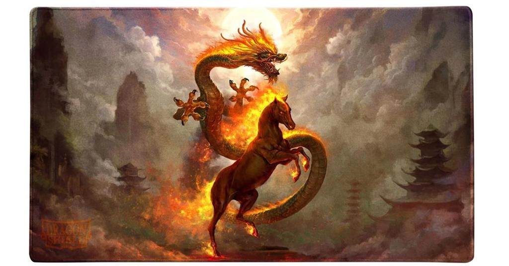 Dragon Shield Art Playmat - Fire Horse 2026